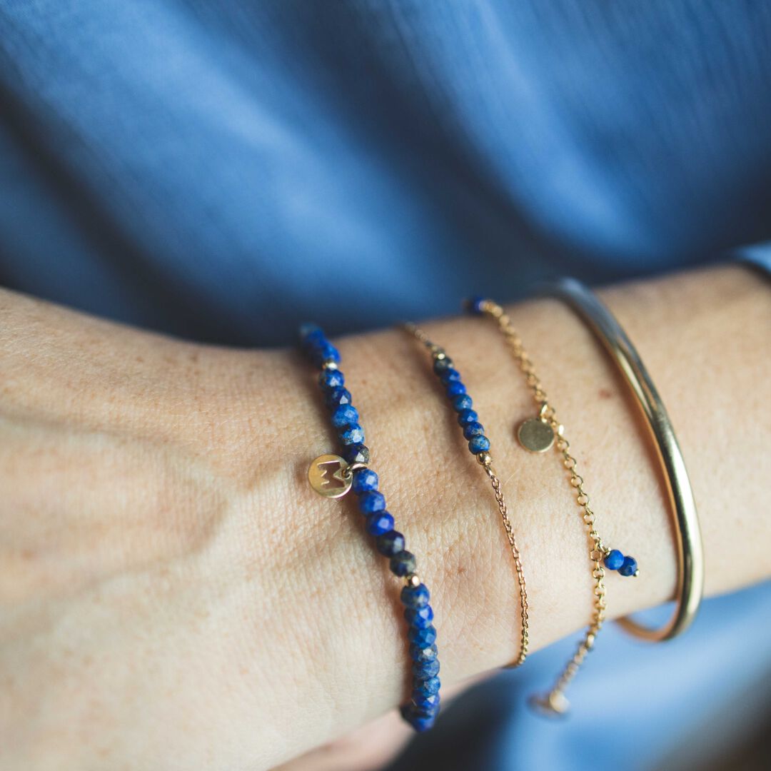 Bransoletka z lapisów lazuli | Sklep z biżuterią Matyldy Zielińskiej